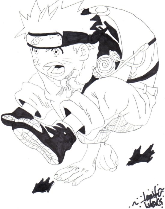 Naruto Running by ShanobiNaruto21