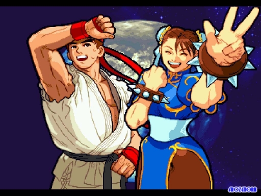 Ryu And Chun Li by FrozenOrb